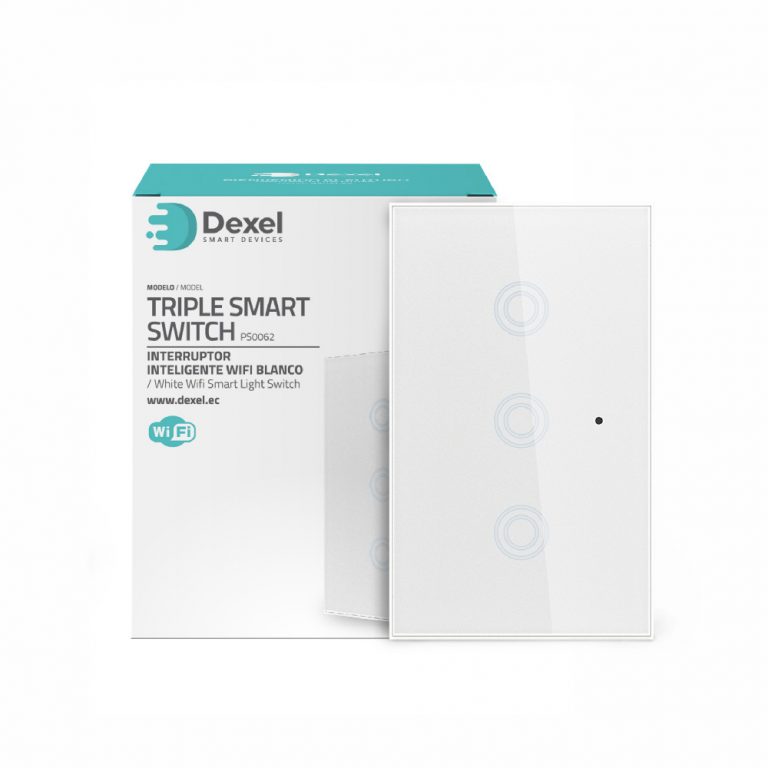 INTERRUPTOR TÁCTIL TRIPLE SMART WIFI BLANCO - Grupo Marriott