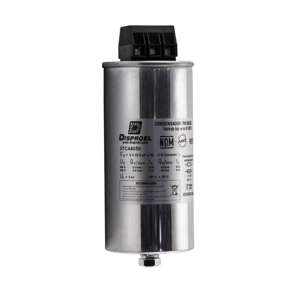 CONDENSADORES TRIFÁSICOS 5 KVAr 440V - Grupo Marriott